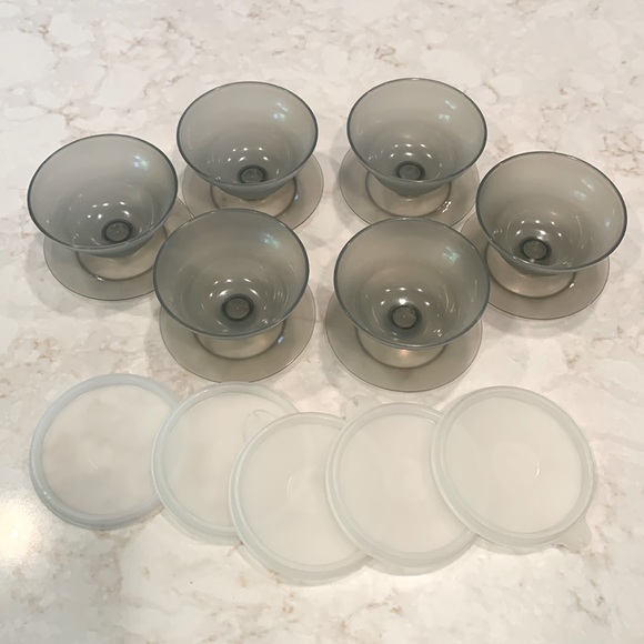 Tupperware | Kitchen | Vintage Tupperware Pudding Cups Gray | Poshmark